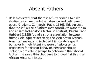 Absent Fathers Linked In | PPT