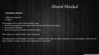Absent minded ppt | PPTX | Documentary | Genres