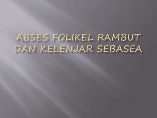 abses folikel rambut dan kel sebasea.pptx