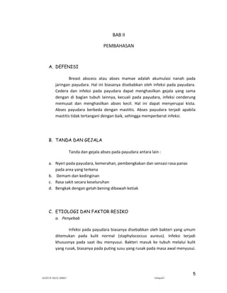Abses mamae | DOCX
