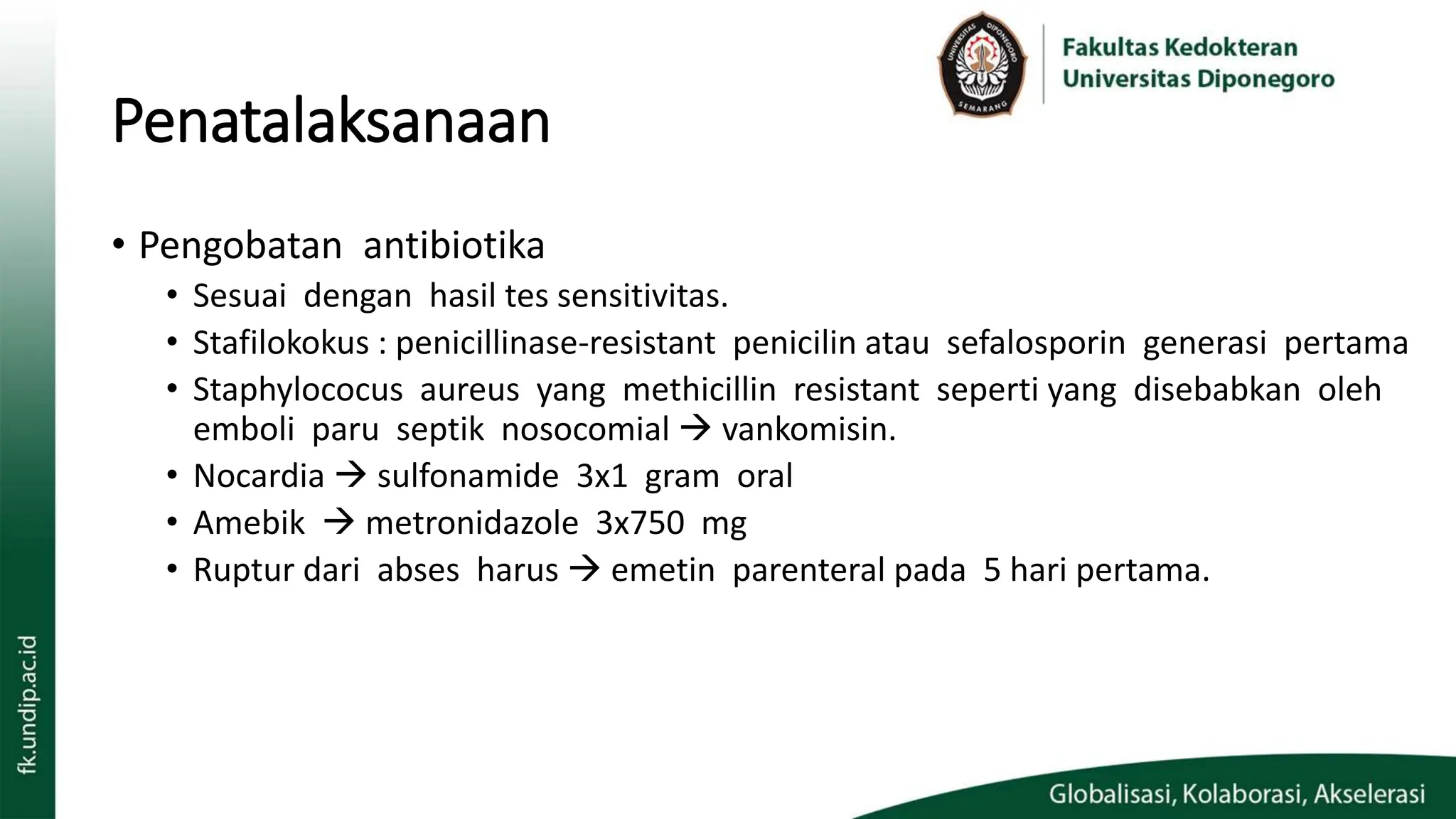 Abses paru - Diagnosis, tatalaksana, prognosis | PPTX