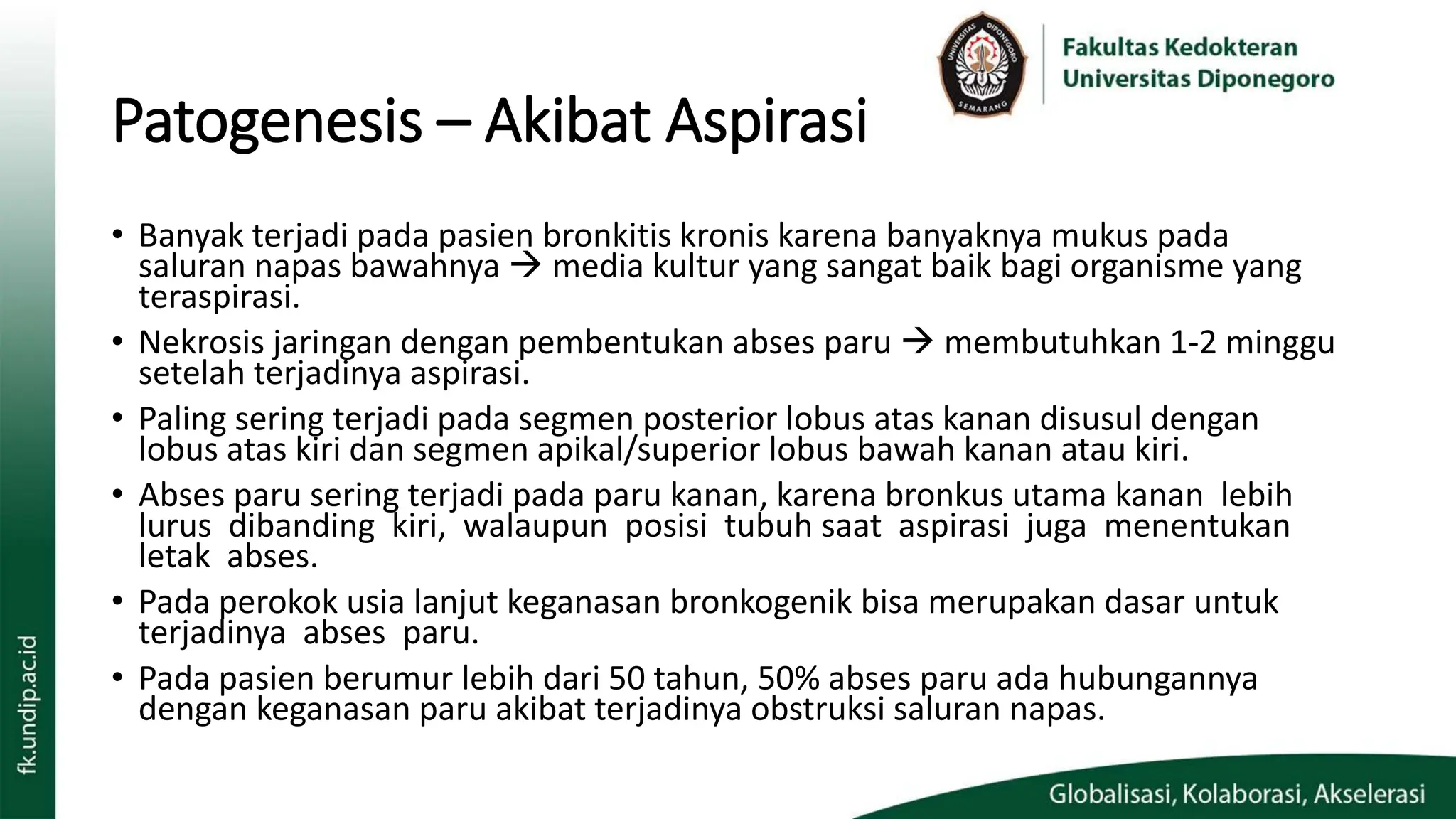 Abses paru - Diagnosis, tatalaksana, prognosis | PPTX