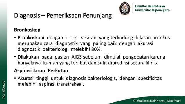 Abses paru - Diagnosis, tatalaksana, prognosis | PPTX