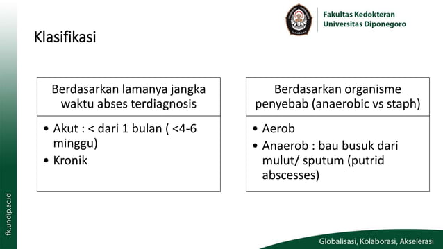 Abses paru - Diagnosis, tatalaksana, prognosis | PPTX