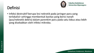 Abses paru - Diagnosis, tatalaksana, prognosis | PPTX