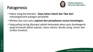 Abses paru - Diagnosis, tatalaksana, prognosis | PPTX