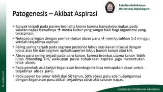 Abses paru - Diagnosis, tatalaksana, prognosis | PPTX