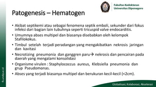 Abses paru - Diagnosis, tatalaksana, prognosis | PPTX