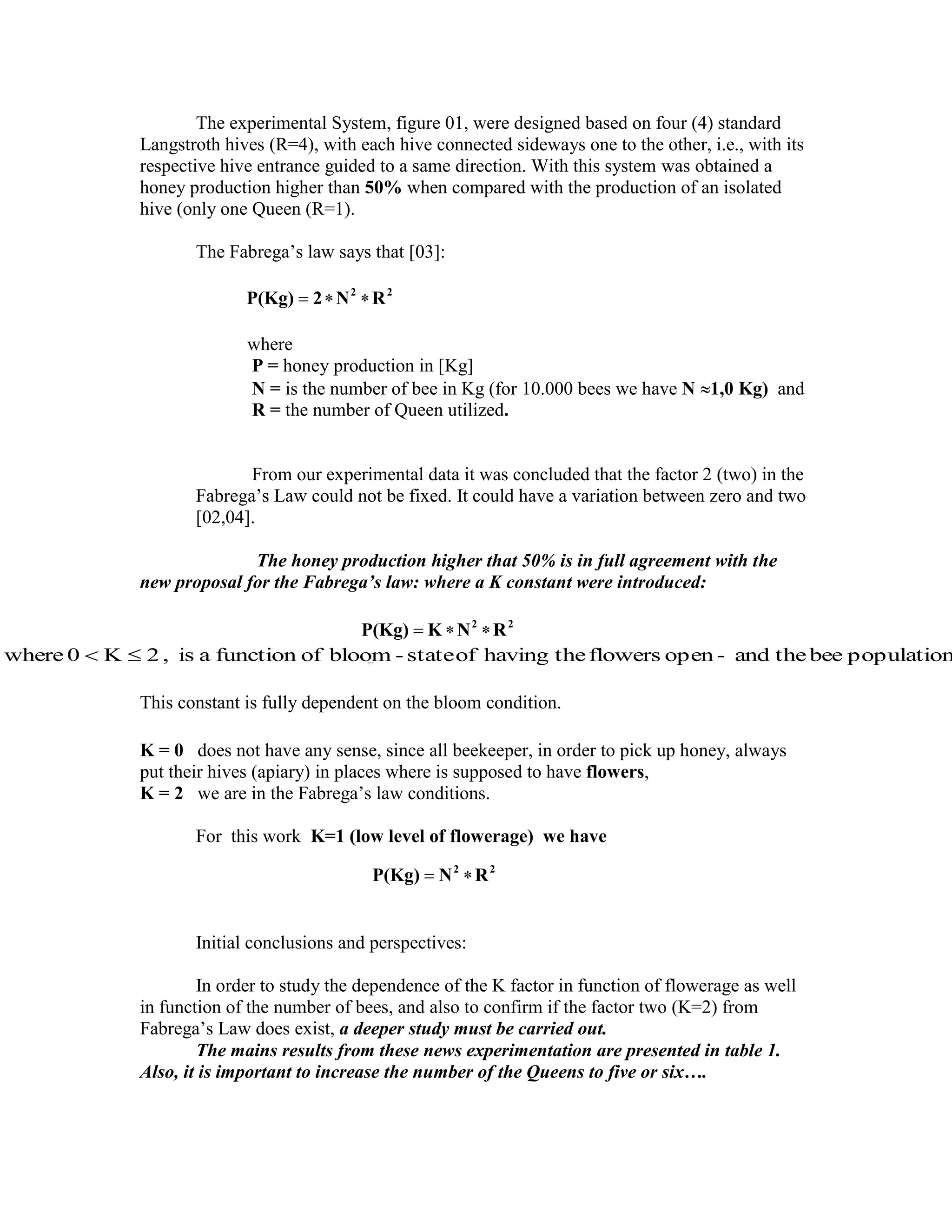 INCREASING HONEY BEE PRODUCTION. | PDF