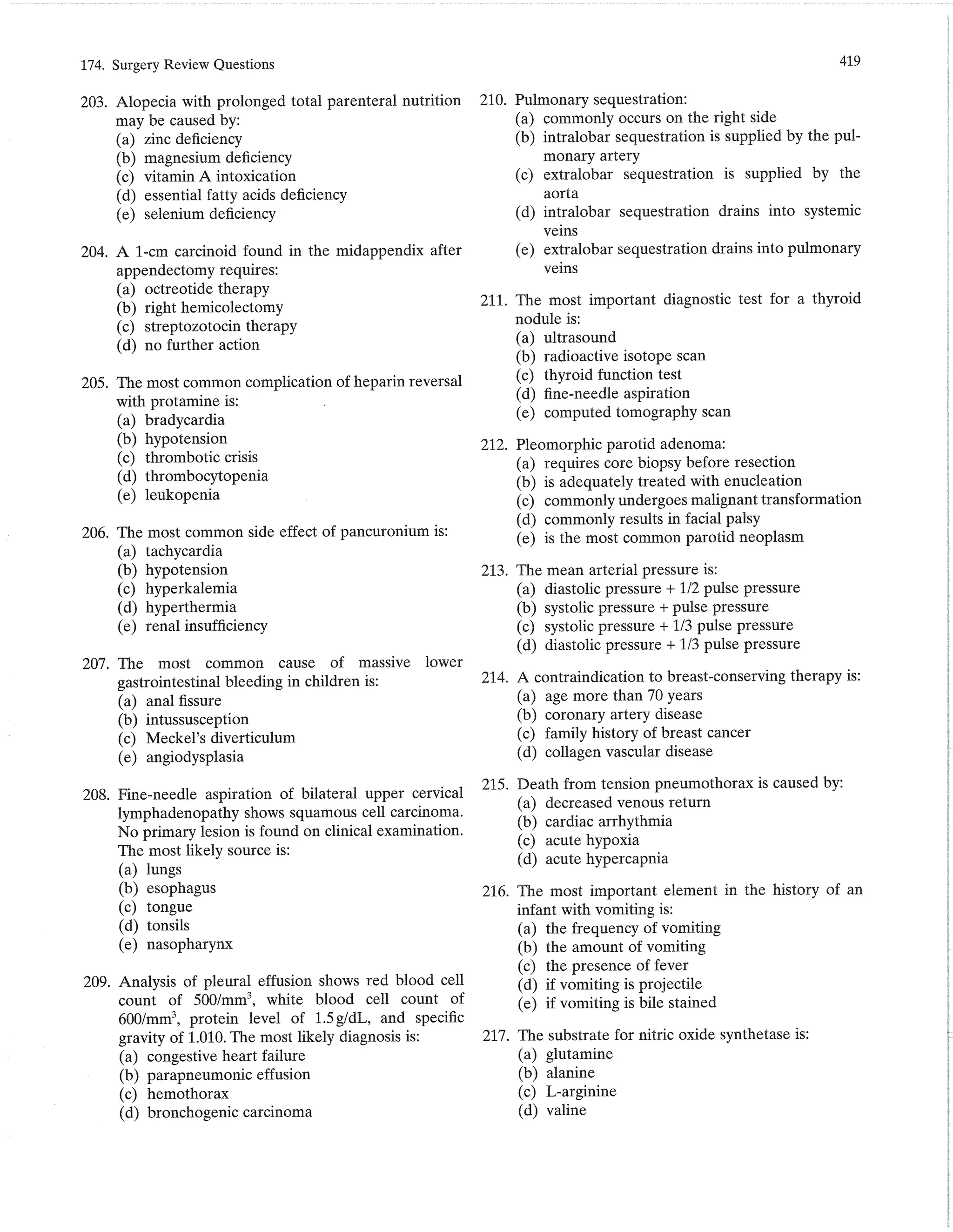 Absite review questions 1 | PDF