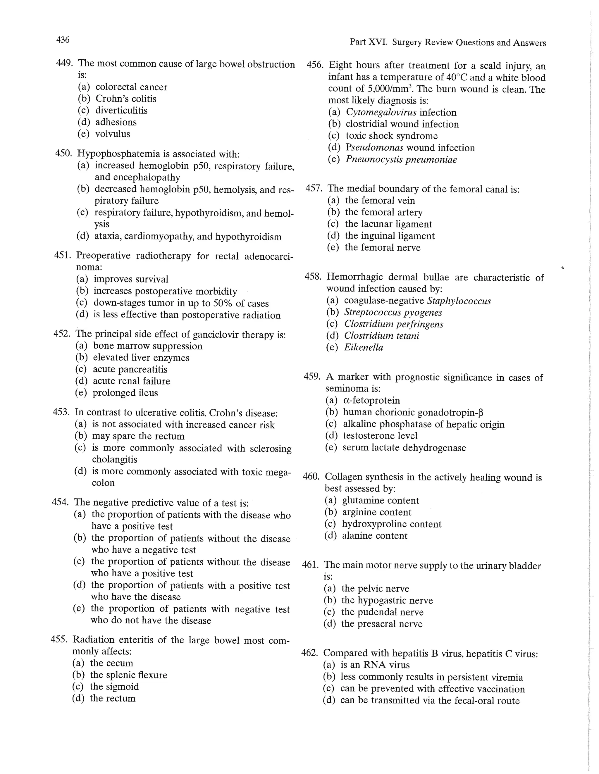 Absite review questions 1 | PDF