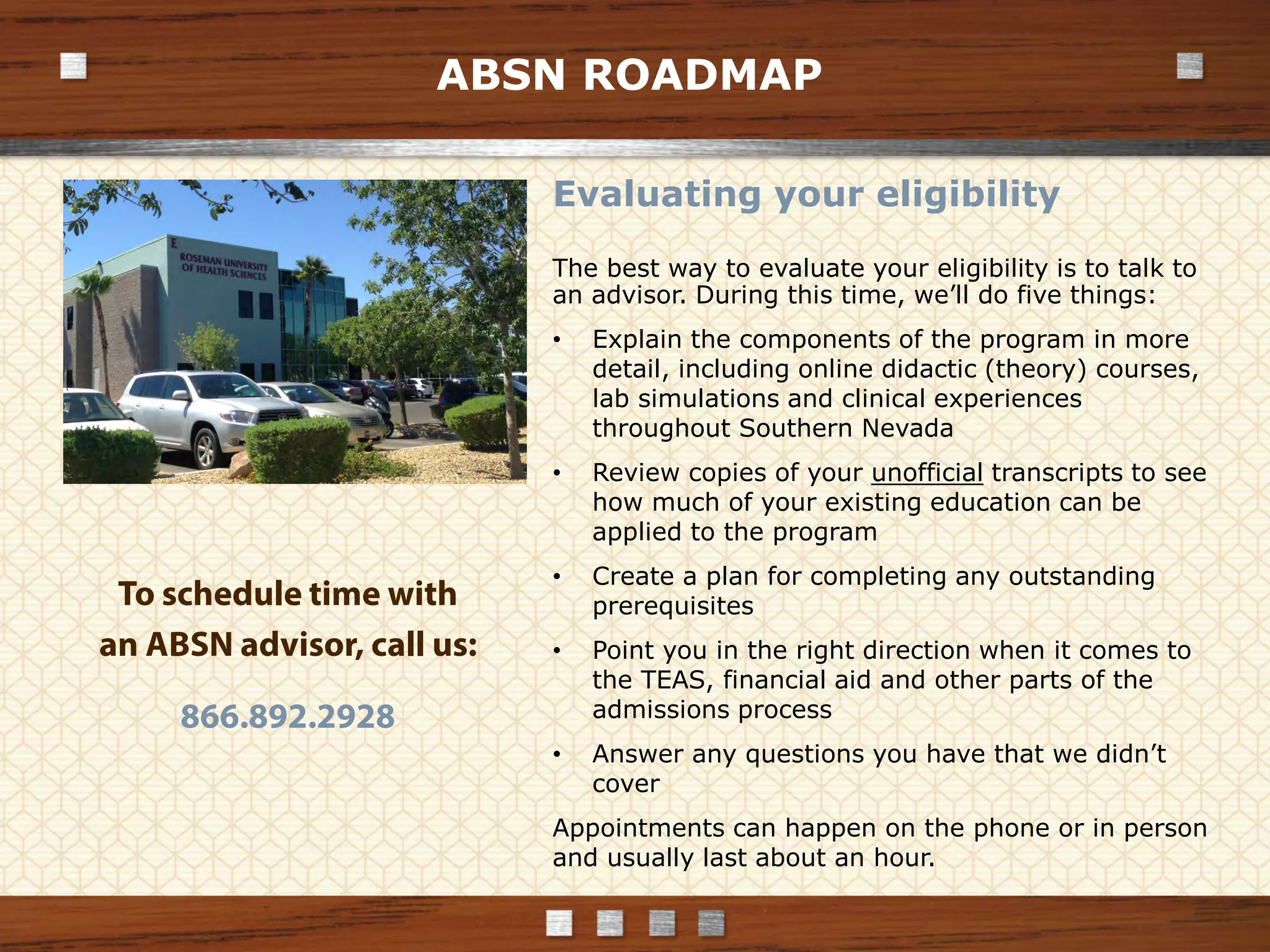 Roadmap to Roseman University ABSN Program in Las Vegas | PDF