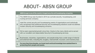 ABSN Group Best facility management service | PDF