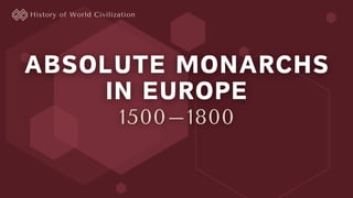 ABSOLUTE-MONARCHS.pdf in Europe history mo | PPT