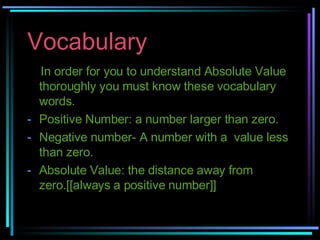 Absolute Value | PPT