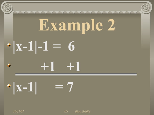 Absolute Value Equations | PPT