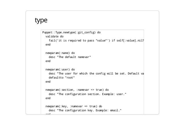 Absolute Beginners Guide to Puppet Through Types - PuppetConf 2014