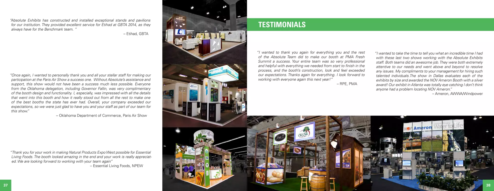 Absolute Exhibits - Capabilities Deck - Trade show exhibits | PDF