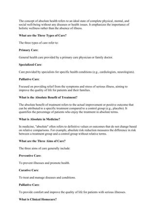 Absolute Home Health Care: Comprehensive Support for Quality Living at ...