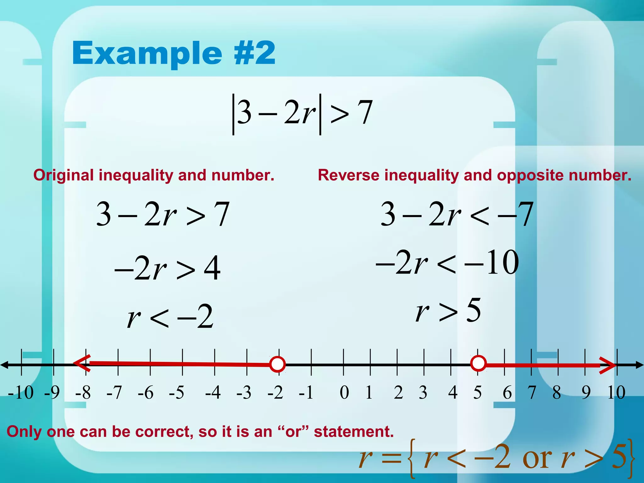 Absolute inequalities | PPT