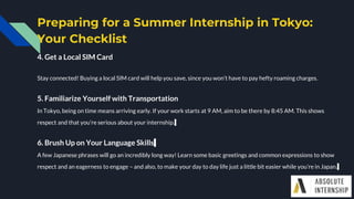 Japan Bound: Preparing for a Summer Internship in Tokyo | PPT