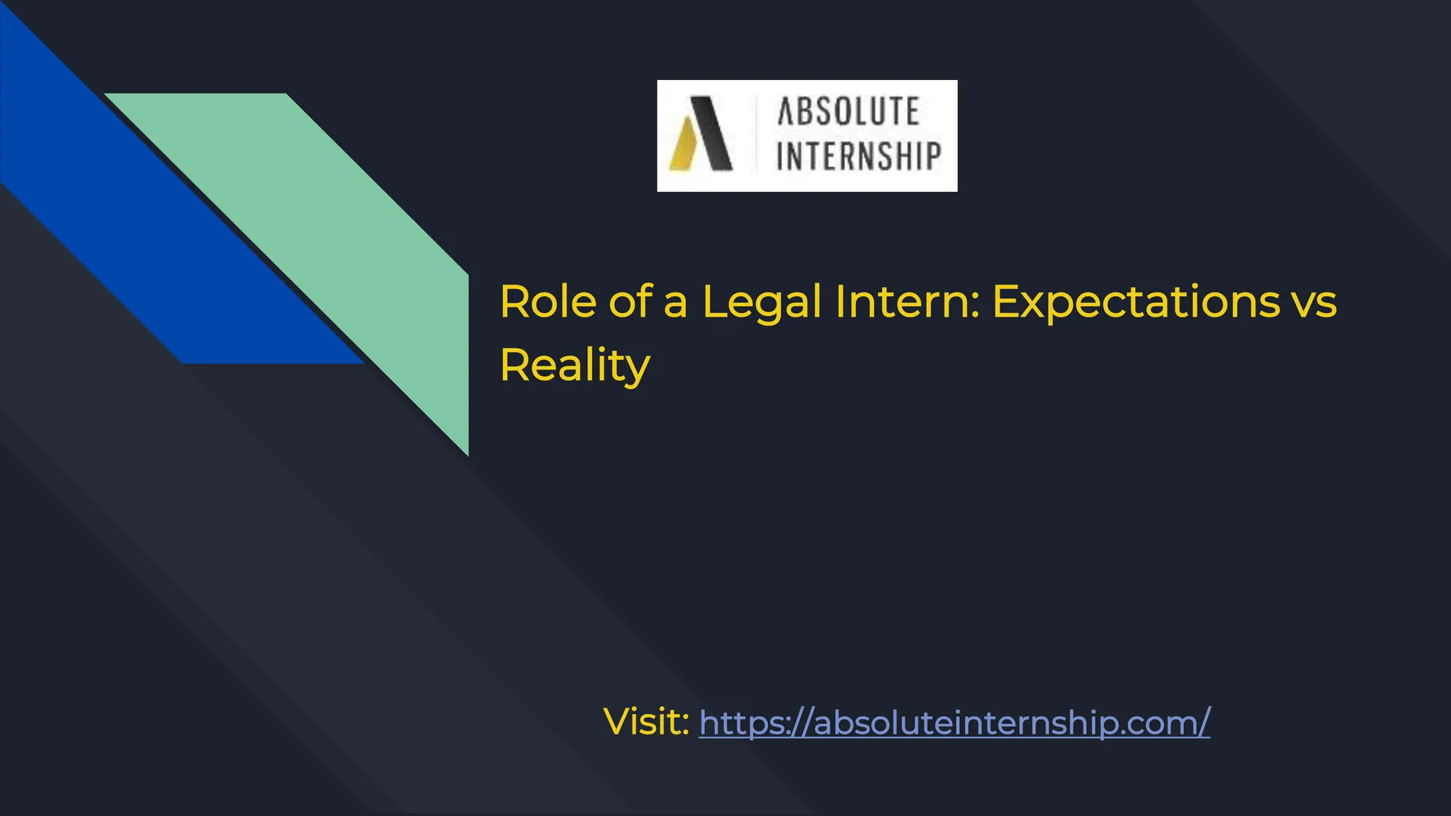 Role of a Legal Intern -Expectations vs Reality.pptx