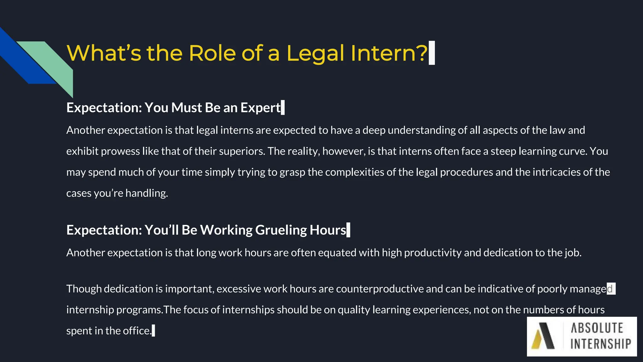 Role of a Legal Intern -Expectations vs Reality.pptx