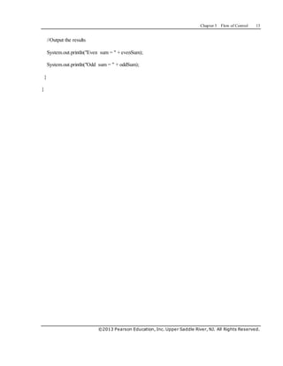 Absolute Java 5e Savitch Test Bank | DOCX