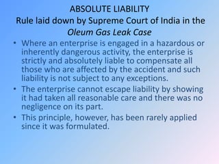 Absolute liability | PPTX