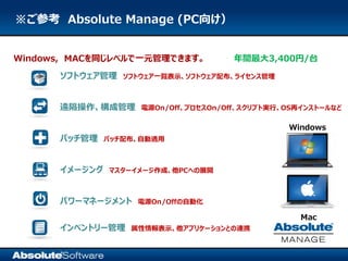 Absolute manage mdm概要 201506 | PDF