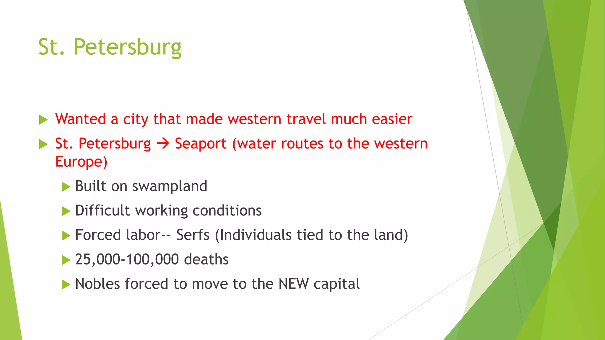 Absolute monarchs lesson 5 (ivan the terrible and peter the great) | PPTX