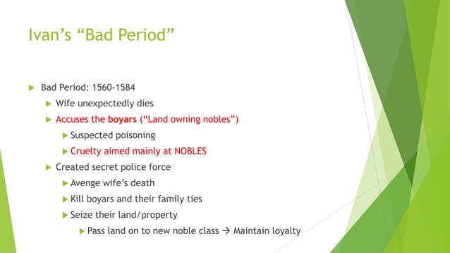 Absolute monarchs lesson 5 (ivan the terrible and peter the great ...