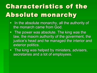 Absolute monarchy | PPT
