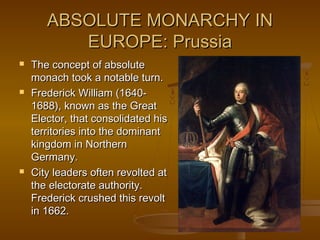 Absolute monarchy | PPT