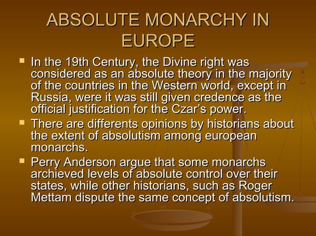 Absolute monarchy | PPT