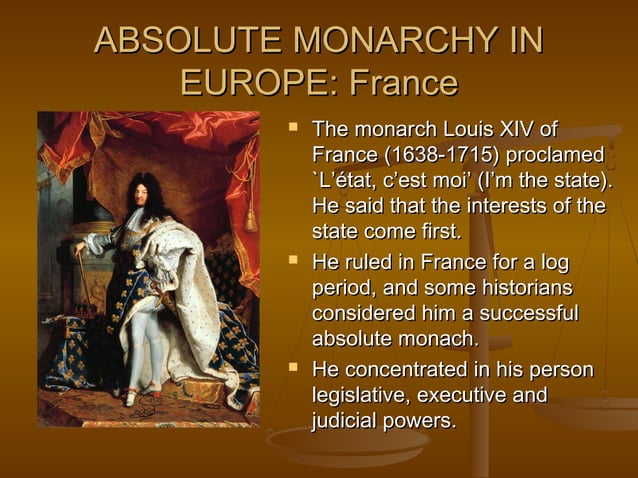Absolute monarchy | PPT