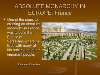 Absolute monarchy | PPT