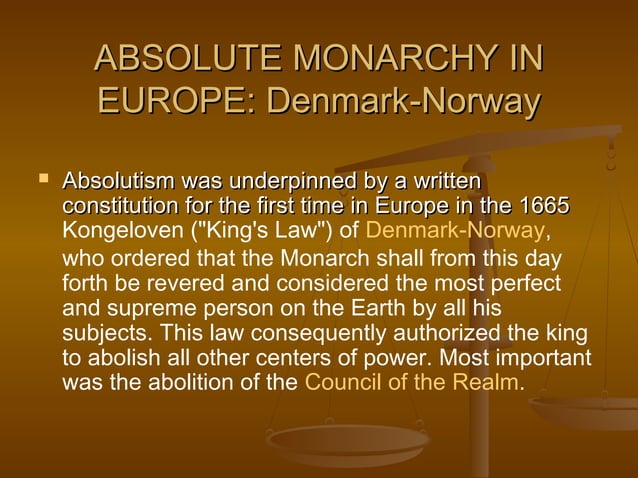 Absolute monarchy | PPT