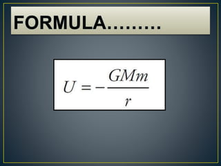 Absolute potential energy | PPTX