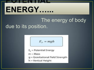 Absolute potential energy | PPTX