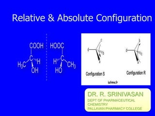 Absolute & relative configuration | PPTX