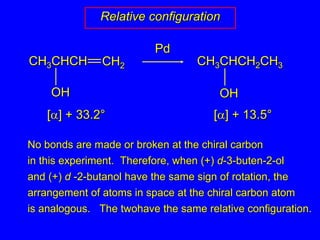 Absolute & relative configuration | PPTX