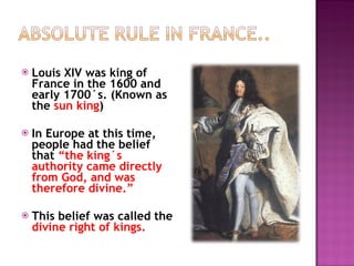 Absolute Rule in France | PPT