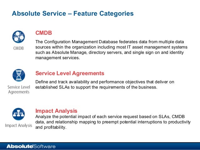Absolute service : A solution with room to grow
