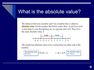 Absolute value | PPT