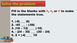 Mathematics presentation about Absolute Value.pptx