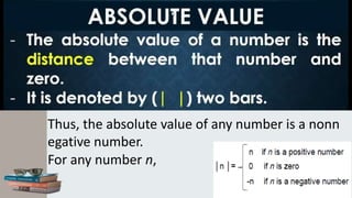 Mathematics presentation about Absolute Value.pptx