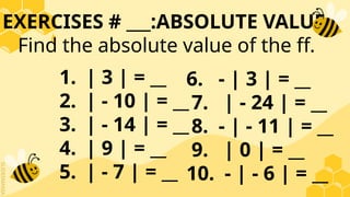 absolute value powerpoint presentation for grade 7 | PPTX