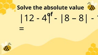 absolute value powerpoint presentation for grade 7 | PPTX
