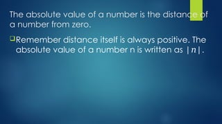 Absolute Value and Operations On Integers.pptx